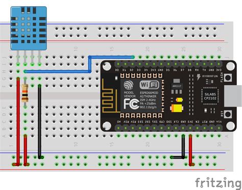 monitor de temperatura e umidade com nodemcu esp8266 como servidor web