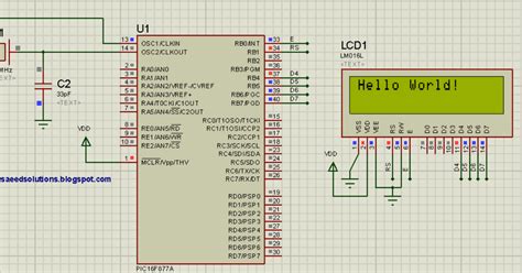 saeed s blog pic16f877a lcd interfacing code in 4bit mode proteus