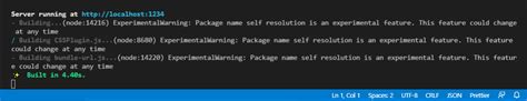build terminal stuck cannot enter git commands after npm install