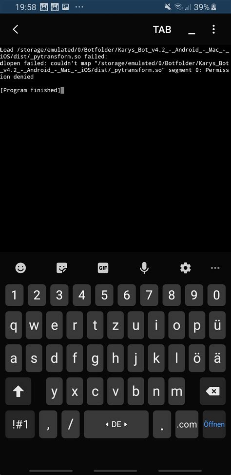 couldn t map segment 0 permission denied · issue 115 · dashingsoft