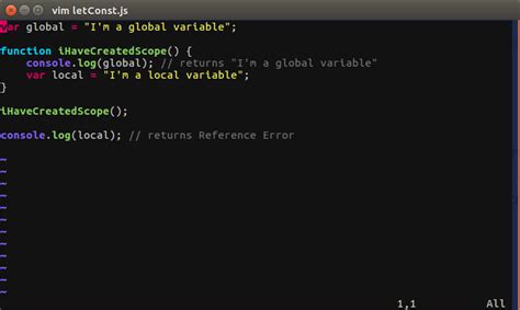 javascript es6 let and const javascript es6 includes two new ways of