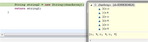 android char[] to string sequence mismatching in java for unicode
