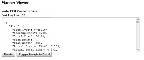 explain plans postgresql 9 0 part 2 json and jquery plan viewer