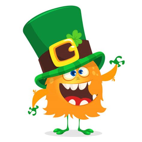 Scary Leprechauns Drawing Illustrations Royalty Free Vector Graphics