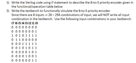 solved write the verilog code using if statement to descr
