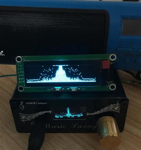 2 inch oled music spectrum display analyzer mp3 car pc