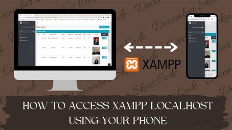 how to access xampp localhost using your phone [hd] youtube