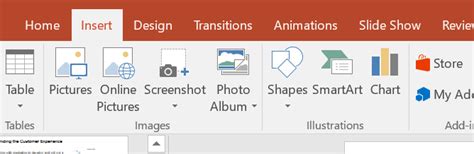 insert icons option disappeared from ribbon microsoft community