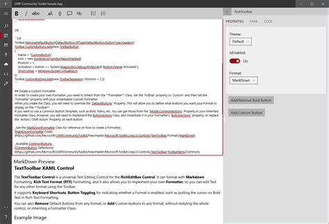 texttoolbar windows community toolkit microsoft learn