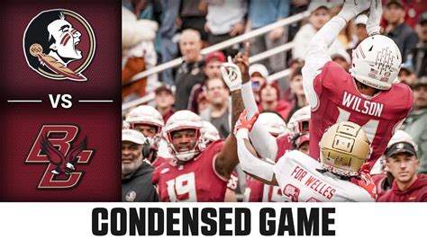 Florida State Vs Boston College Condensed Game 2023 Acc Football