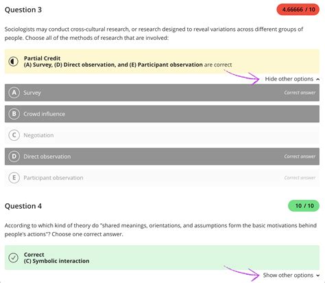 multiple choice test template 4 answer database
