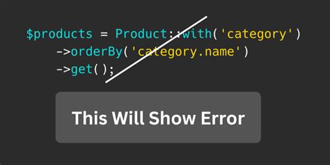 order by belongsto relationship column eloquent vs query builder
