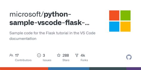 python sample vscode flask tutorial about at main · microsoft