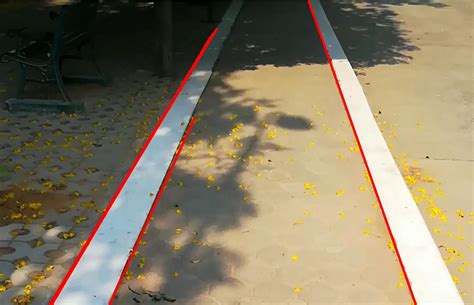 python how to detect lane from an image using opencv and python3