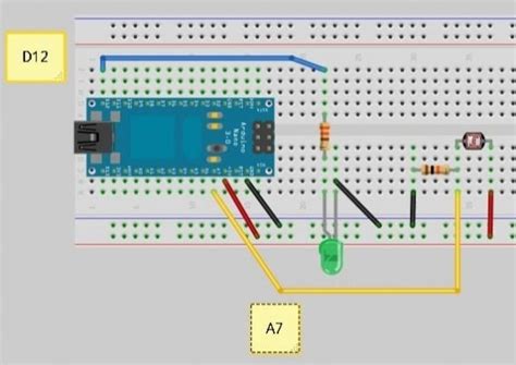 photoresistor and led experiment with arduino tutorial 11