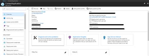 contact application azure deployment asp core web api angular 6