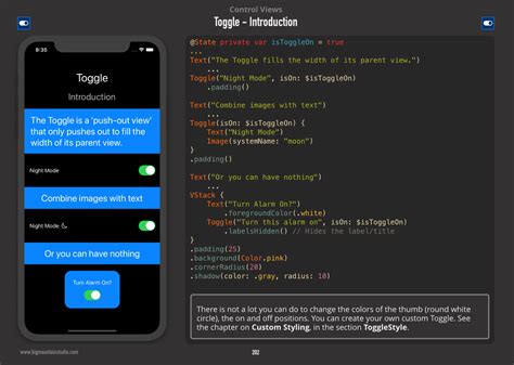 ios how to remove or hide the label of a toggle in