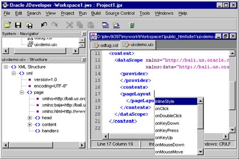 developing xml applications with jdeveloper