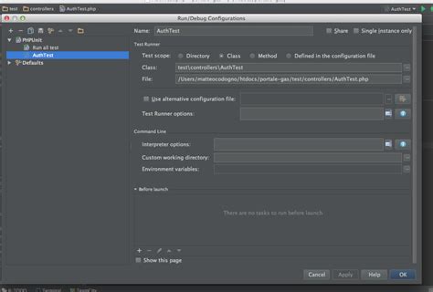 php use phpunit on phpstorm ide stack overflow