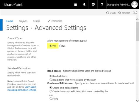 sharepoint online enable content types using powershell sharepoint diary