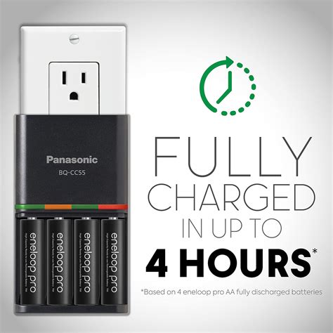 Panasonic K Kj55khc4ba Cargador De Batería De 4 Horas Con Baterías