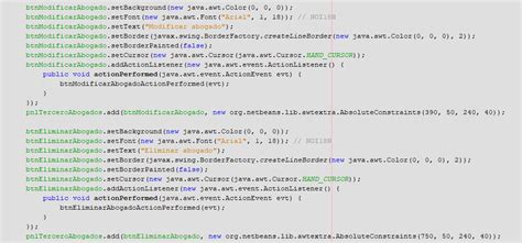 java error con el initcomponents al crear nuevos objetos
