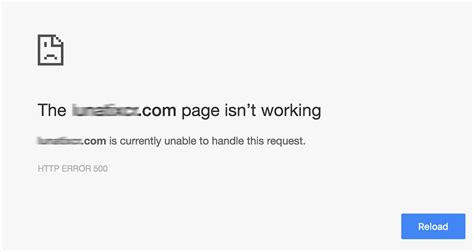 how to fix the currently unable to handle this request error