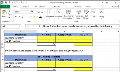 How To Calculate Ending Inventory Fifo
