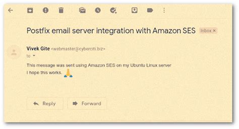 how to configure aws ses with postfix mta