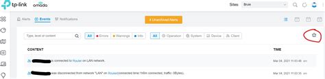 delete all events button does not work business community