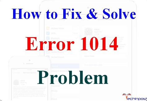 [solved] error 1014 code problem issue 100 working