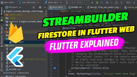 flutter streambuilder with firestore in web youtube