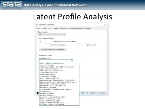 Latent Class Analysis Using Stata Chuck Huber Stata