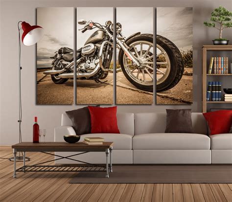 Harley Davidson Wall Art Harley Davidson Wall Decor Office Etsy