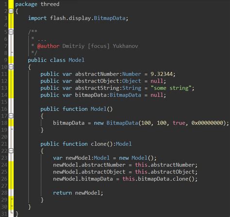flashdevelop as3 syntax coloring scheme code stage