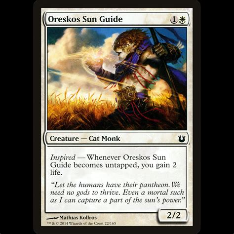 Mtg Guía Solar De Oreskos Oreskos Sun Guide Born Of The Gods Madtoyz