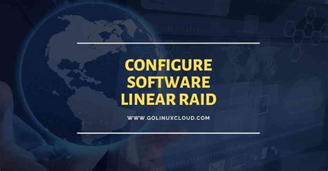 step by step tutorial configure software linear raid 0 in linux