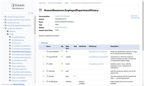 dataedo html overview dataedo documentation