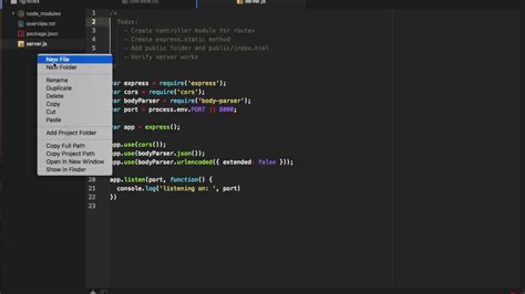 angularjs node express knex 2 setting up node express youtube