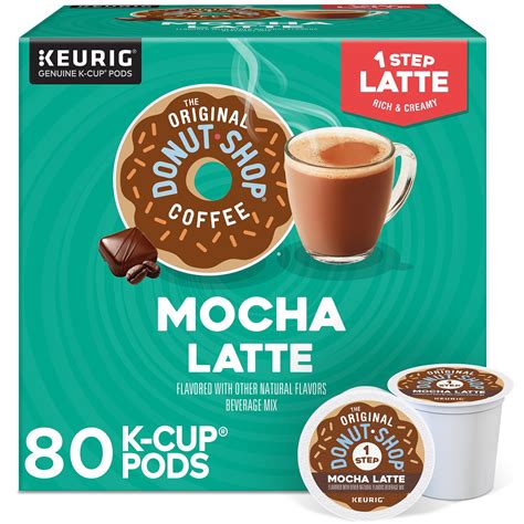 The Original Donut Shop One Step Mocha Latte Coffee Keurig K Cup Pod
