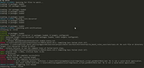 bazel collection not building io bazel rules sass sass