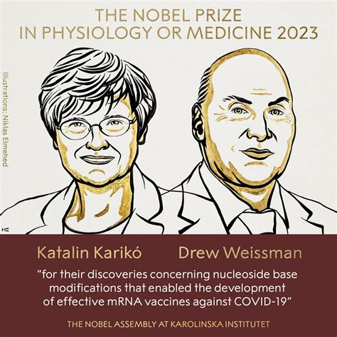 The Nobel Prize In Physiology Or Medicine 2023