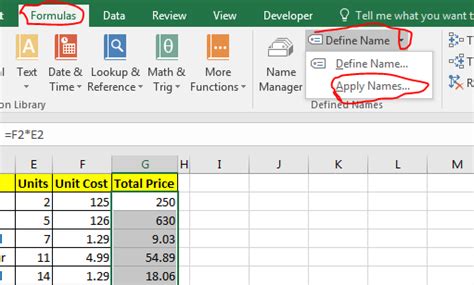how to create a table and name the table in excel