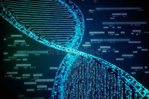 Dna Sequence Illustration Stock Illustration Illustration Of