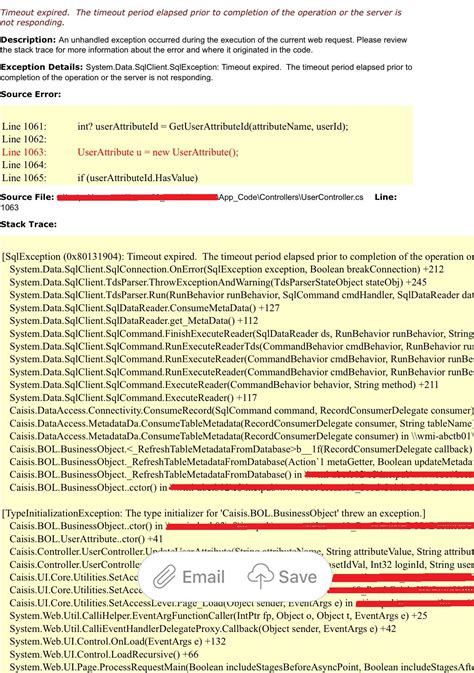 c timeout exception in application stack overflow