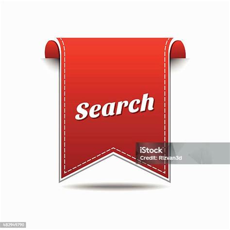 Cari Desain Ikon Vektor Merah Ilustrasi Stok Unduh Gambar Sekarang