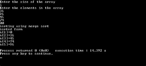 merge sort using c coders hub android code examples