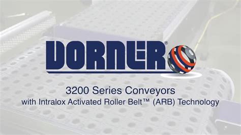 Intralox Activated Roller Belt™ Arb Technology Dorner Conveyors