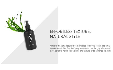 Forte Series Sea Salt Spray For Men Volumizing And
