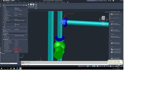 solved cut length in isometric and model not matched for stub in of